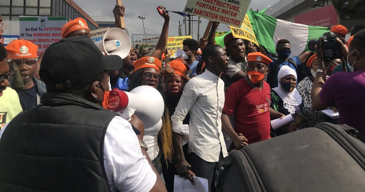 BREAKING: Nigerian police disperse ‘Revolution Now’ protesters in Lagos ...