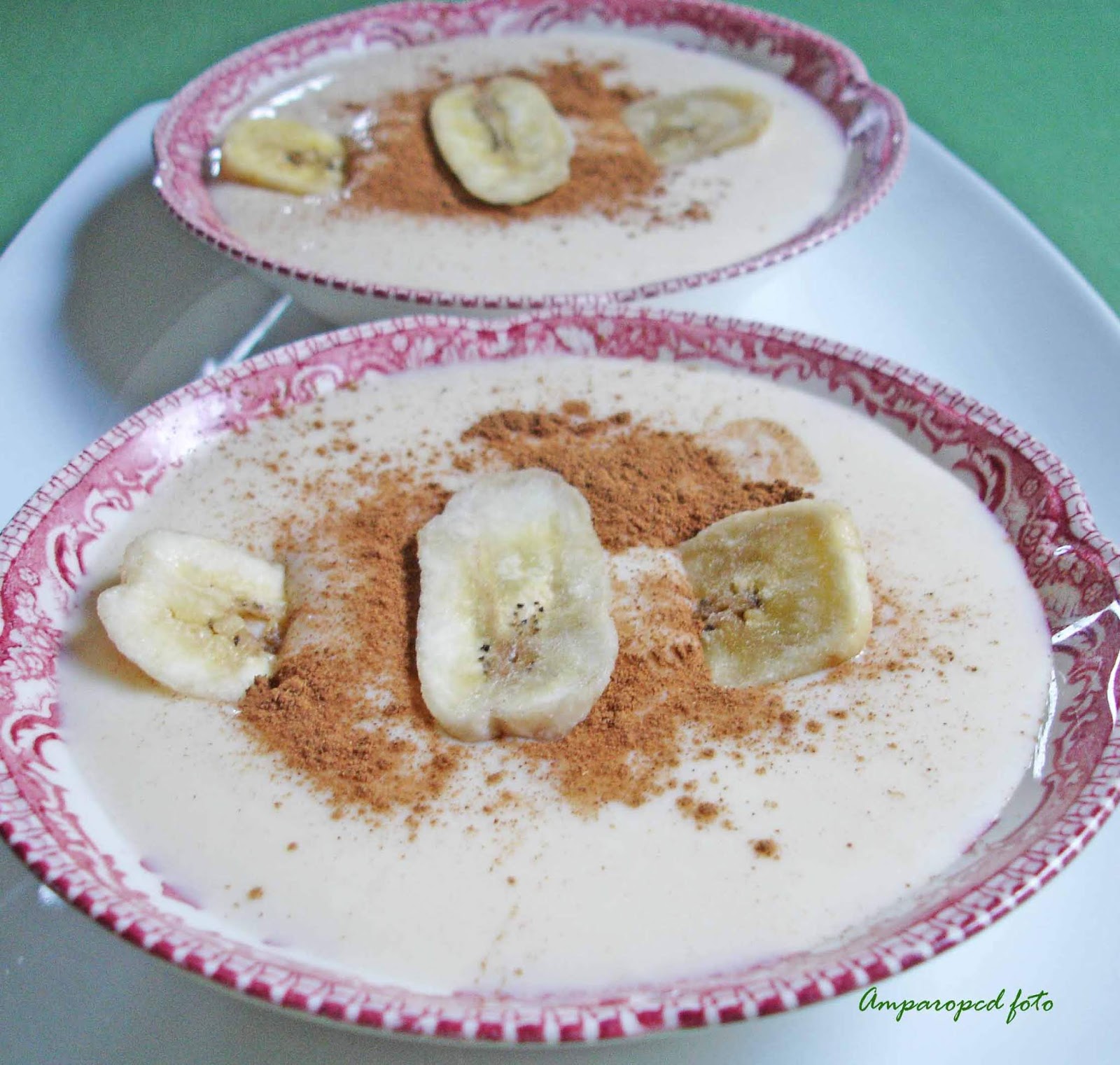 Cocinando en casa: Natillas con chips de plátano