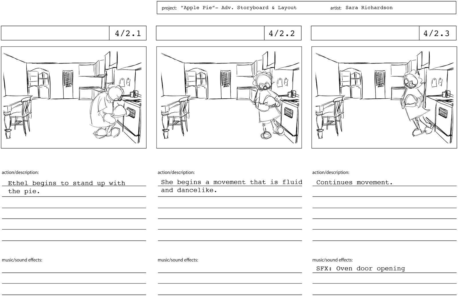 Boisterous Owl Productions: Storyboarding Examples