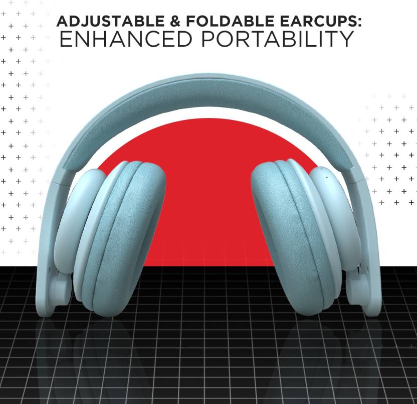 BoAt Rockerz 450 Pro Bluetooth Headset (Aqua Blue, On the Ear)