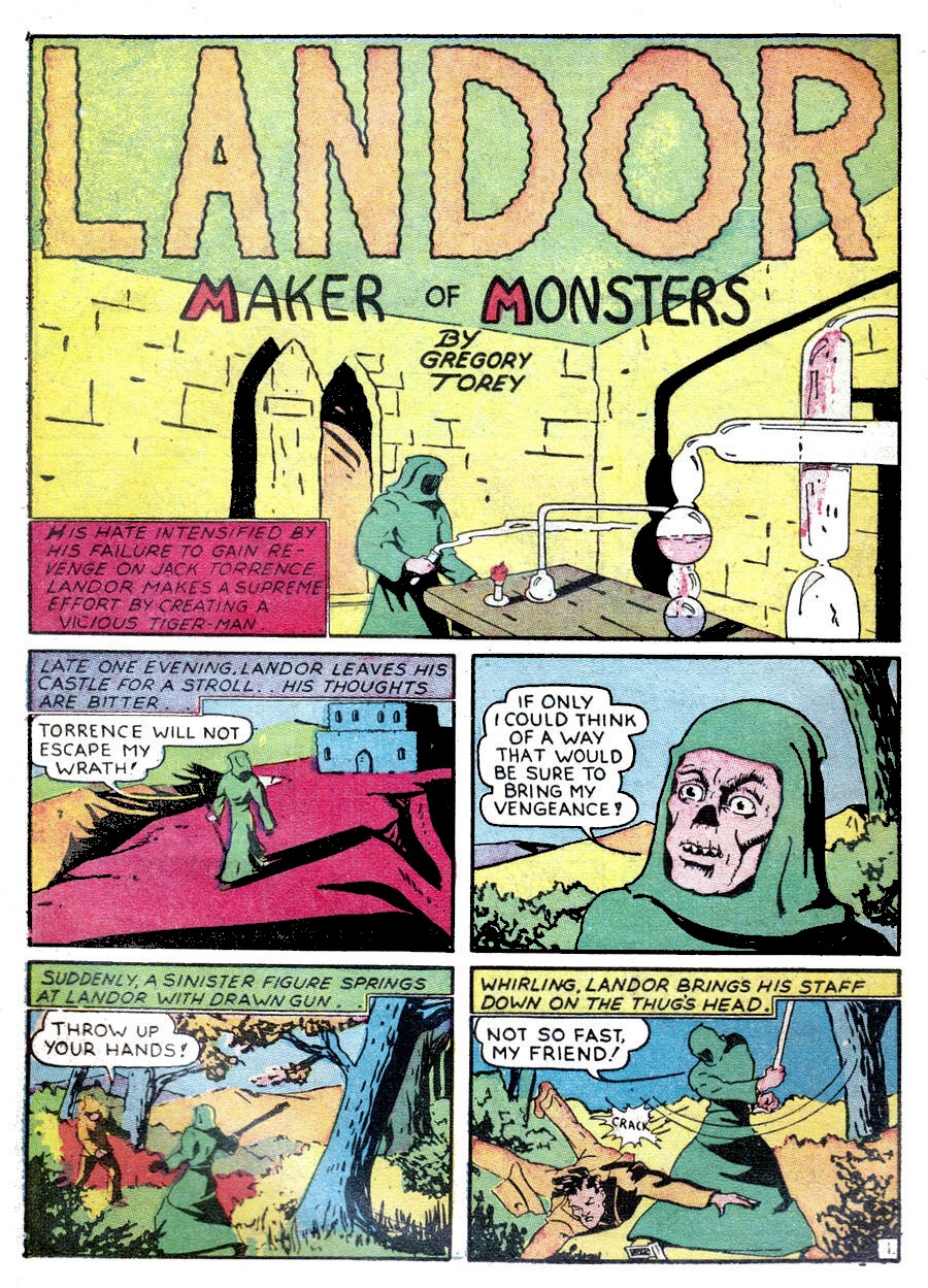Pappy's Golden Age Comics Blogzine: Number 2541: The Maker of Monsters