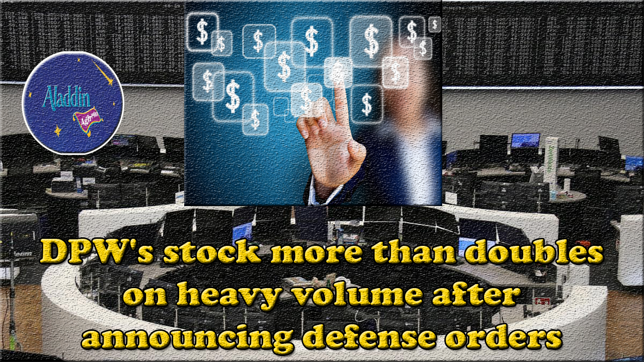 DPW's stock more than doubles on heavy volume after announcing defense ...