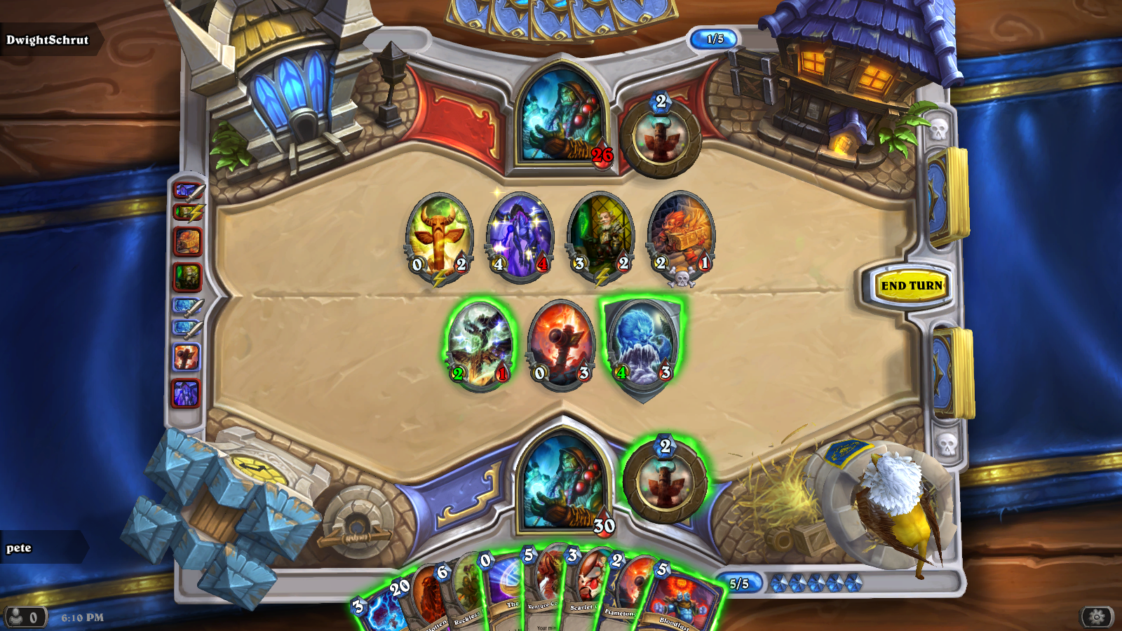 Magical Notes: Hearthstone Arena Walkthrough: Shaman - game 4