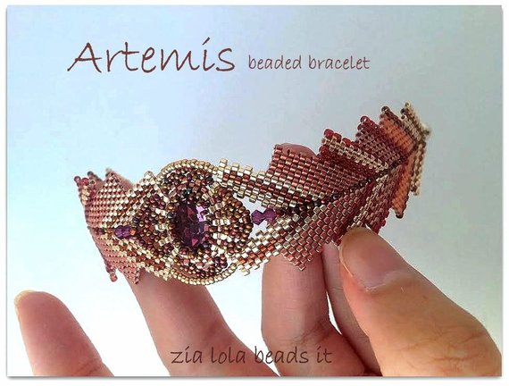 Geometric Beadwork Tutorials by ZiaLolaBeadsIt / The Beading Gem