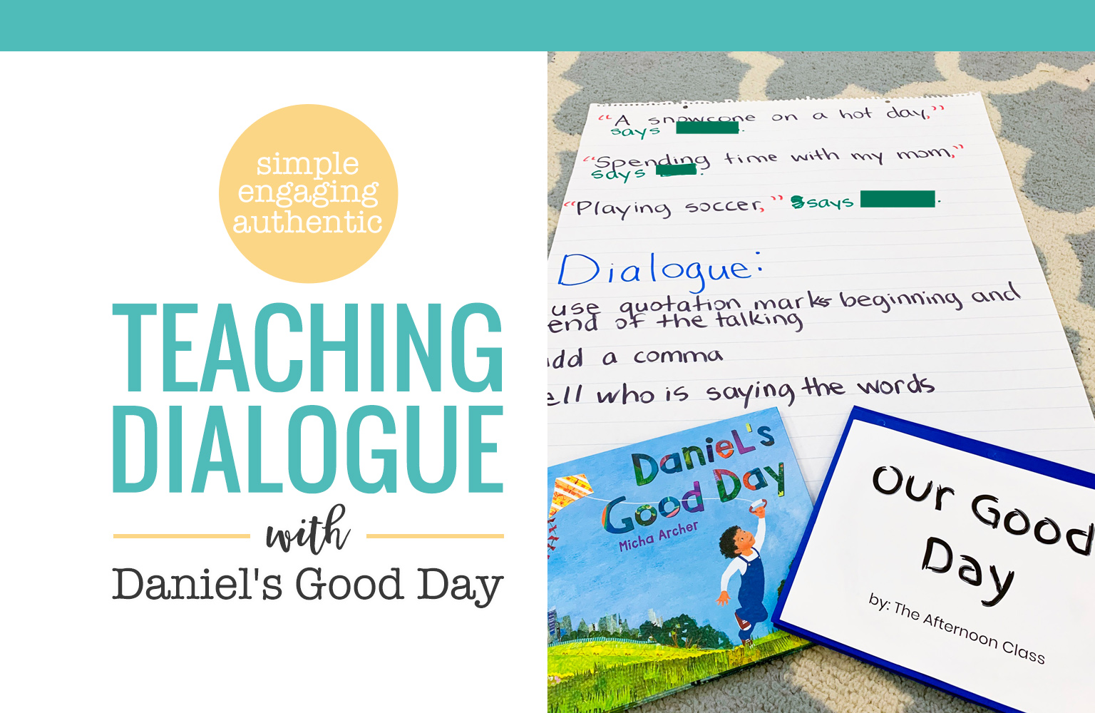 Daniel's Good Day | Engaging Literacy