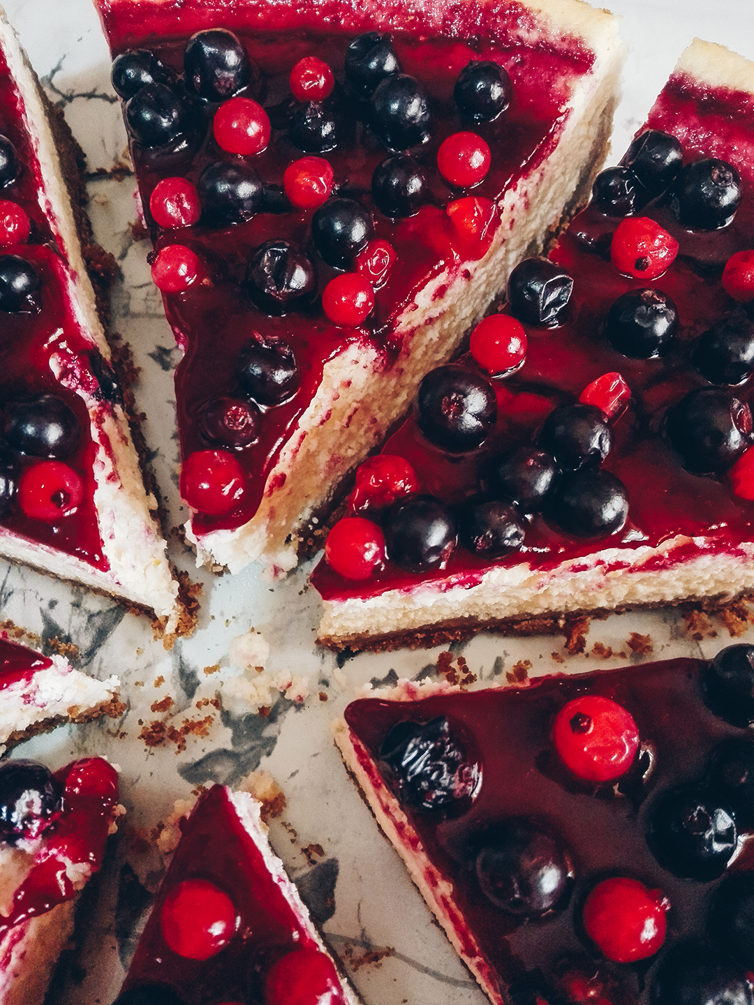 CHEESECAKE CU FRUCTE DE PADURE | Maria si bucataria