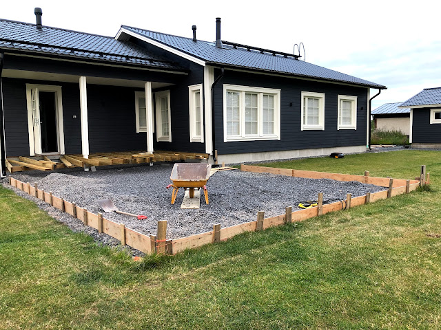 Uusi koti Unelmista toteutukseen: Terassin rakentaminen osa 2: rungon ...