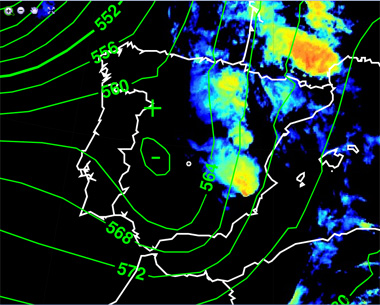 TiempoValencia: La línea de turbonada en Valencia. 7-5-2011