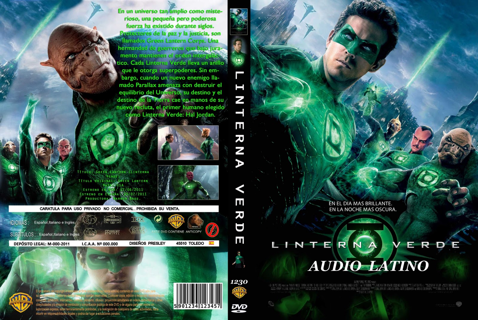 caratulas: Linterna Verde (2011)