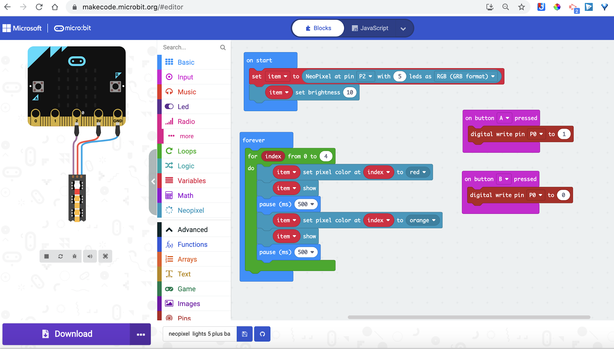 Create Make Learn: Arizona inspired Microbit eTextile project