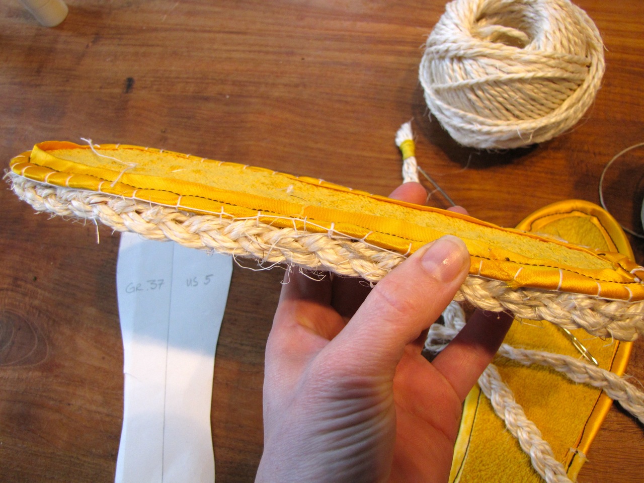 Of Dreams and Seams: Shoe Shortage! Making Soles for House Shoes