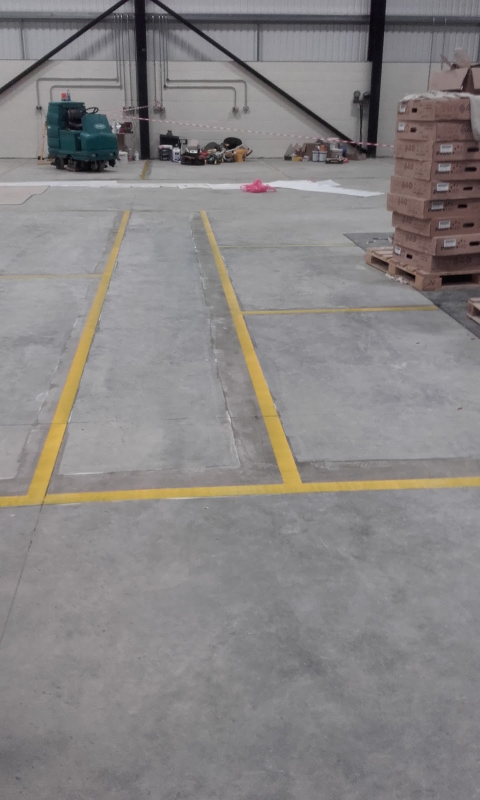 Floor Painters Ltd: Warehouse Demarcation Lines