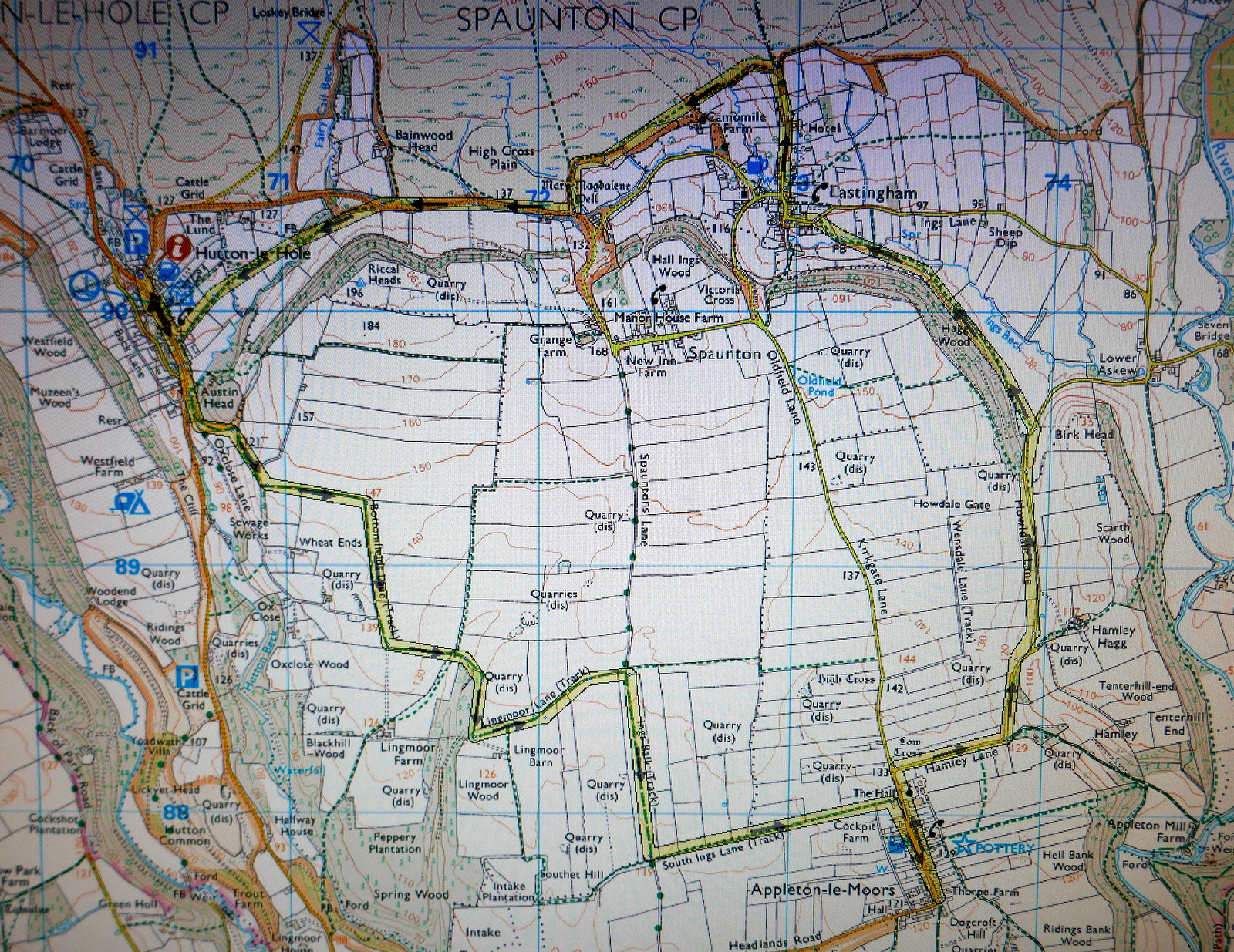 Walking in North Yorkshire: Appleton-le-Moors and Lastingham from ...