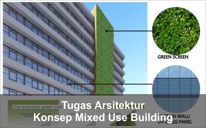 Konsep Desain Mixed Use Building Tugas Mahasiswa Arsitektur - Arsimedia