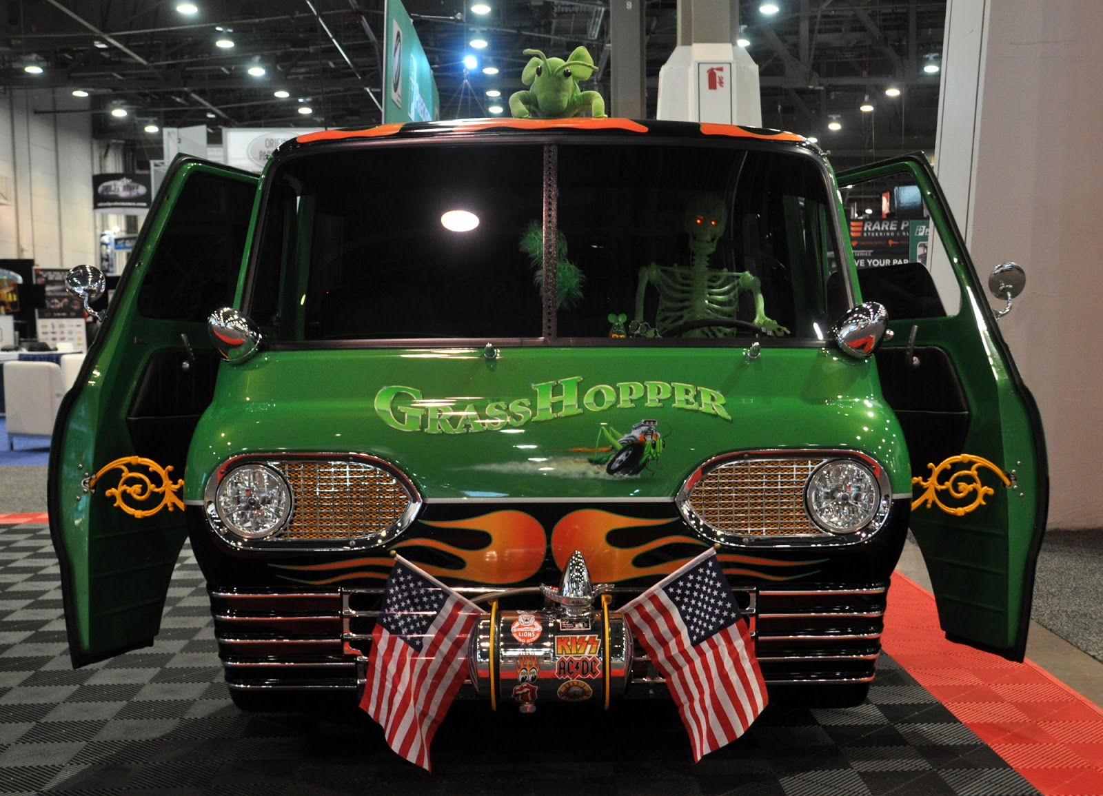 Just A Car Guy: a rear engine van, with a supercharger, is a good booth ...