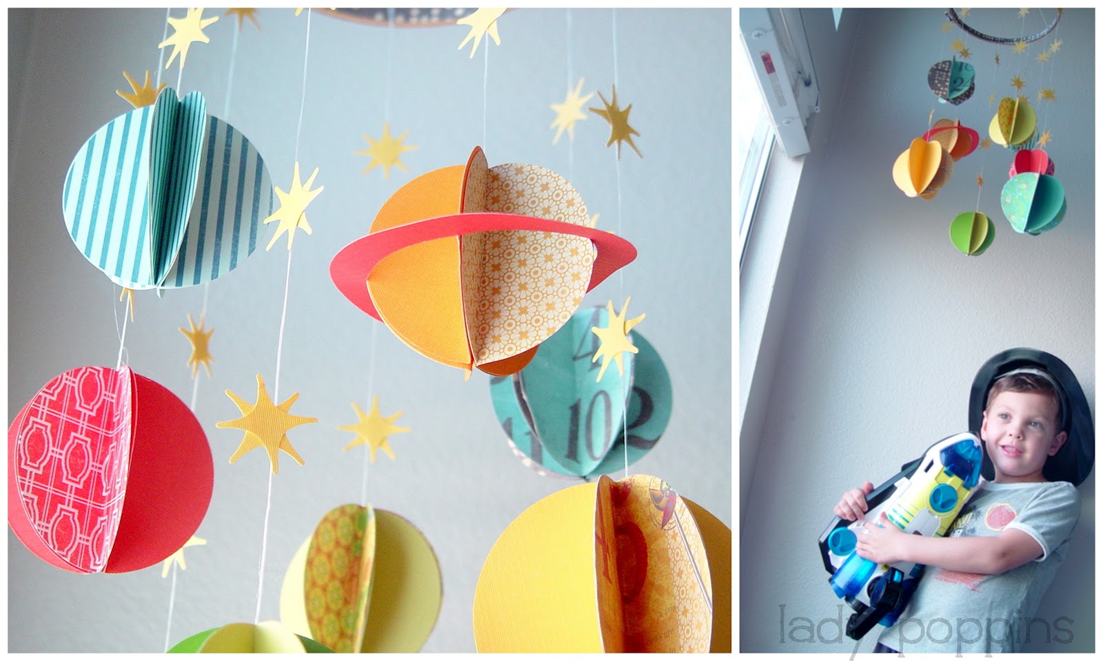 Lady Poppins: DIY Solar System Mobile