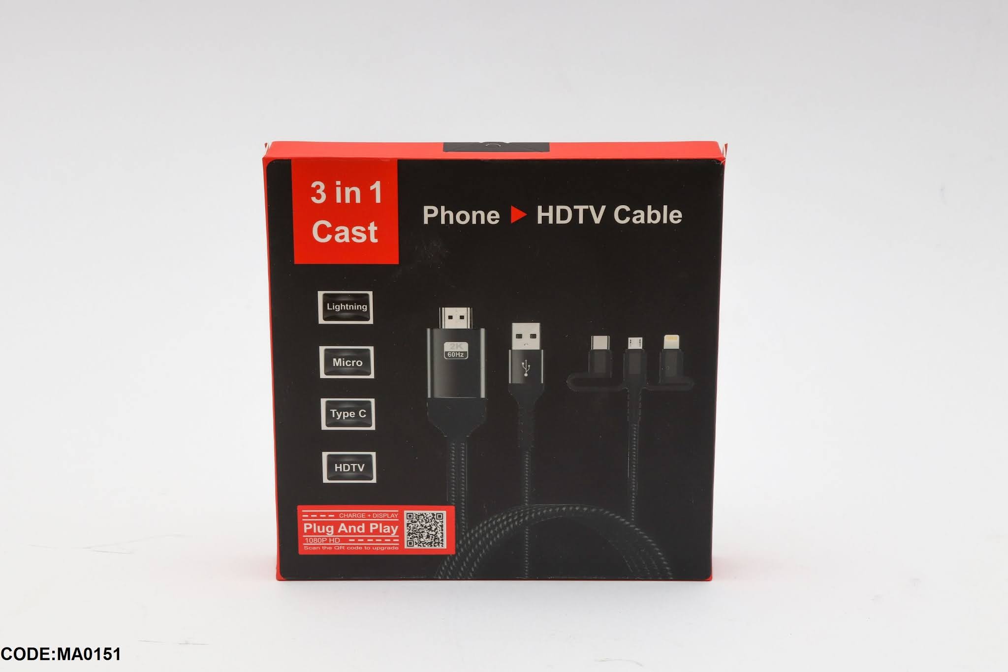 Phone HDTV Cable 3 in 1 Cast - Teno Store