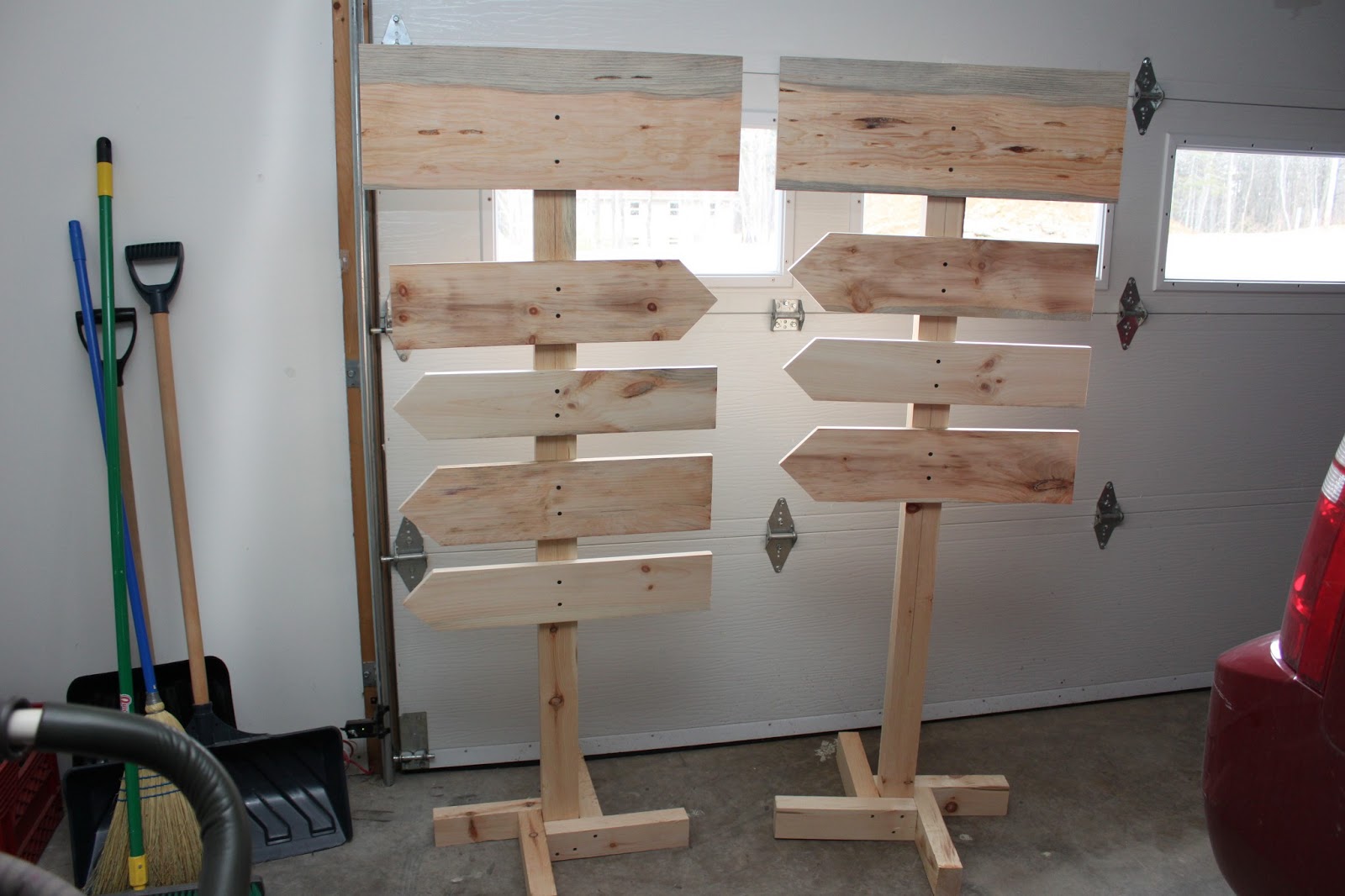 Woodified: Directional Signage and Posts