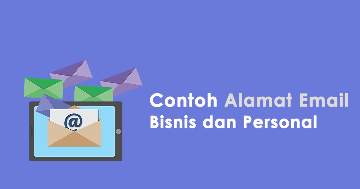 contoh nama email profesional - AedantaroHughes