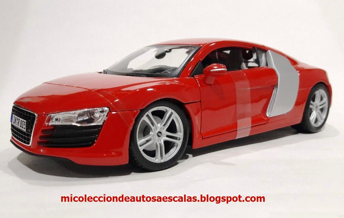 Mi colección de autos a escala.: Audi R8 Maisto 1:18 Premier Edition.