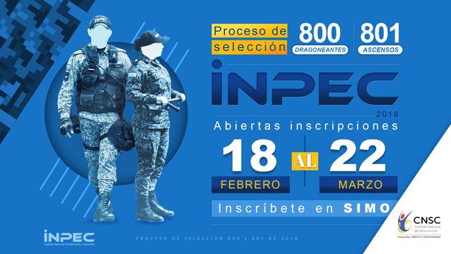Inpec abre inscripciones para convocatorias - Notas Rosas