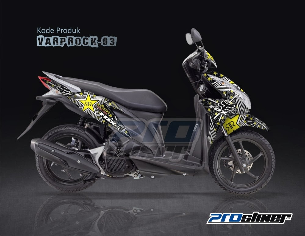 34+ Konsep Penting Stiker Motor Warna Hitam