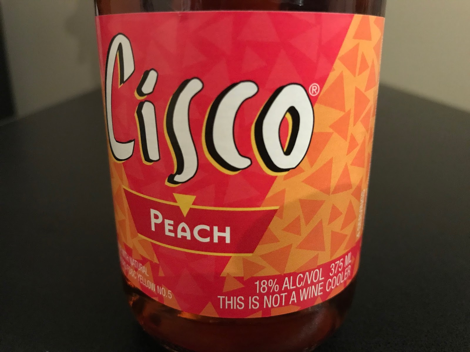 Bum Wine Of The Week - Cisco Peach