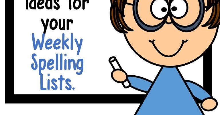 Weekly Spelling Words | Teacher's Take-Out