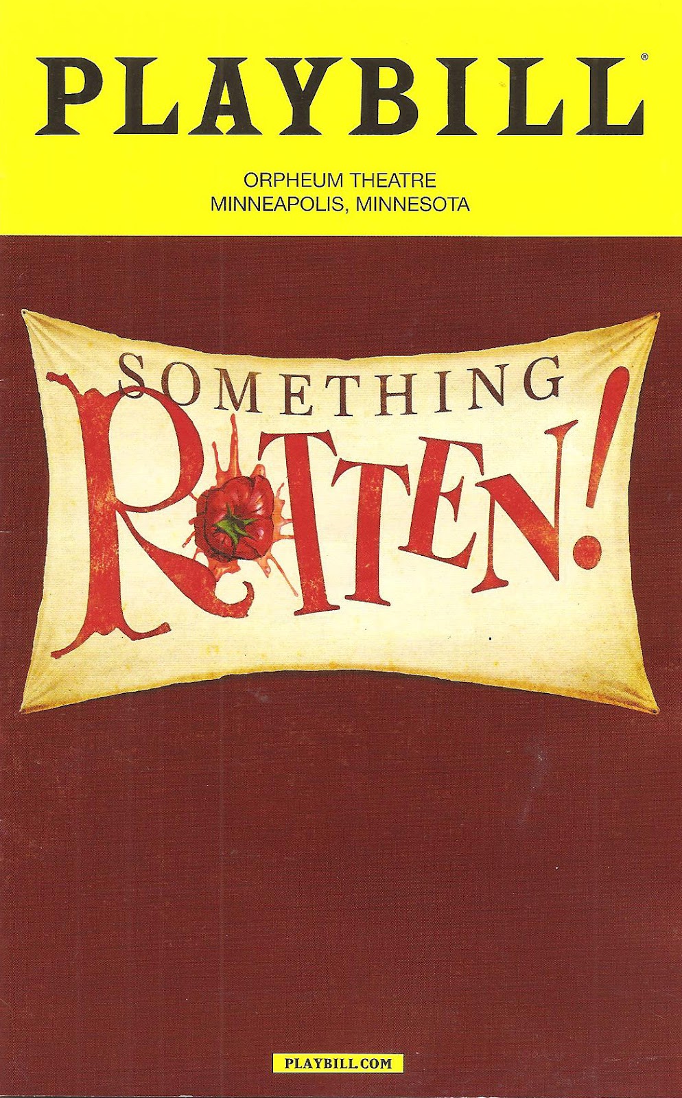 Cherry and Spoon: Broadway Tour of "Something Rotten!" at the Orpheum ...