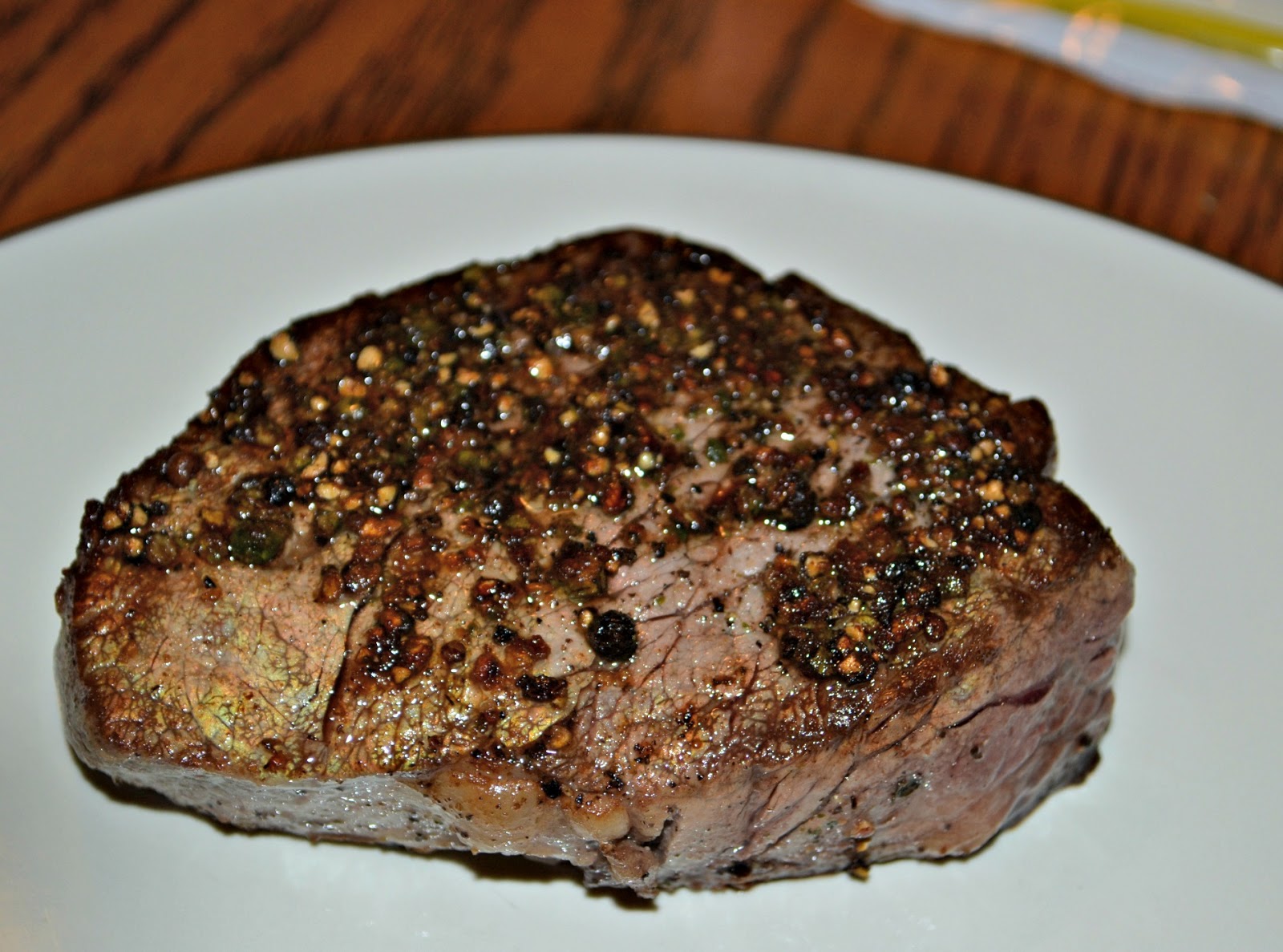 Pepper-Crusted Filet Mignon - Hezzi-D's Books and Cooks