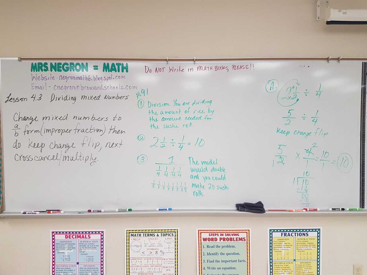 Mrs Negron 6th Grade Math Class Lesson 4 3 Dividing Mixed Numbers mrs-negron-6th-grade-math-class-lesson-4-3-dividing-mixed-numbers