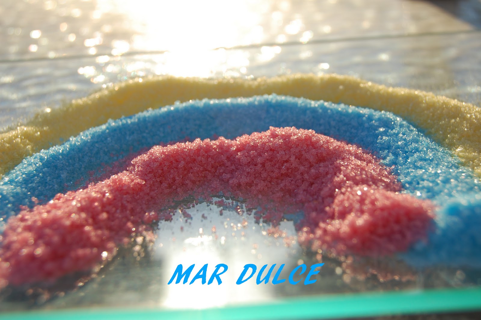 MAR DULCE: AZUCAR DE COLORES