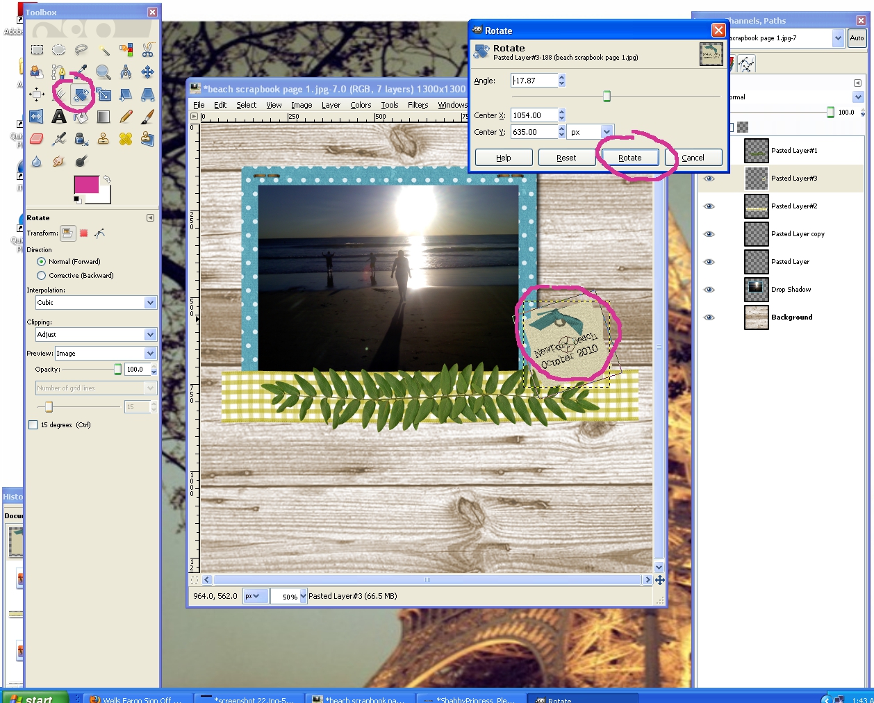 My 3 Monsters: Digital Scrapbooking on the Cheap - Part 2: Simple ...