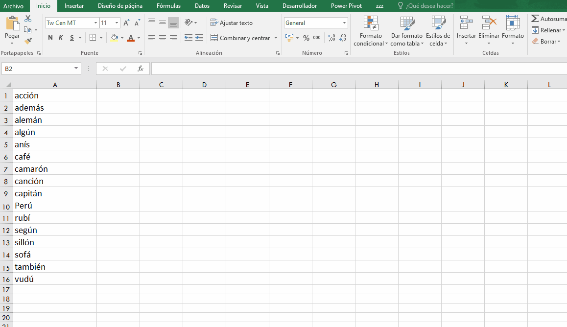Píldoras Ofimáticas: Eliminar acentos con VBA en Microsoft Excel