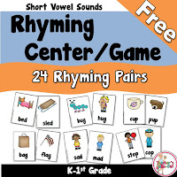 Rhyming Concentration | Teacher's Take-Out