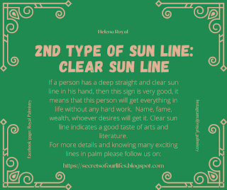 Quick Guide of Sun Line in palmistry: 12 Lines of Fame, Wealth, and ...