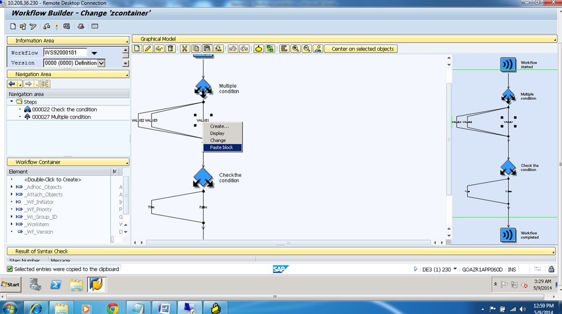 An SAP Consultant: SAP Workflow - Multiple Condition Step type