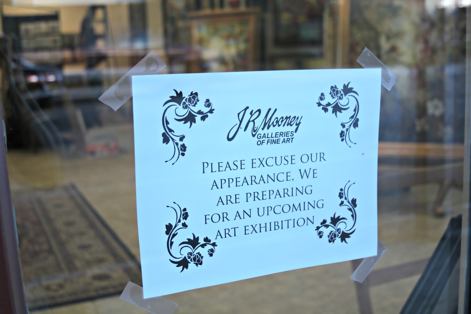 J.R. Mooney Galleries of Fine Art: Preparing for Jay Hester's show ...