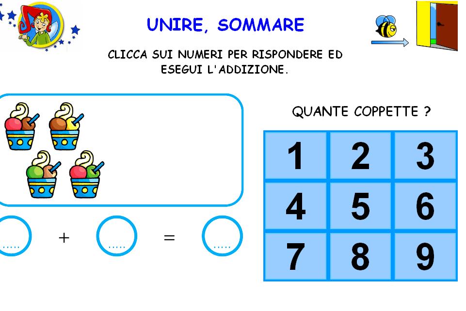 PRIMA ELEMENTARE: L'ADDIZIONE