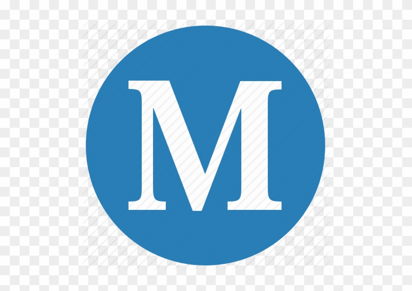 Letter M Clipart Blue - Letter Format