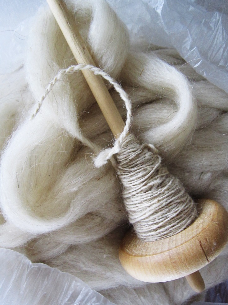 Miss Abigail's Hope Chest: Pretty Wool Roving for Spinning