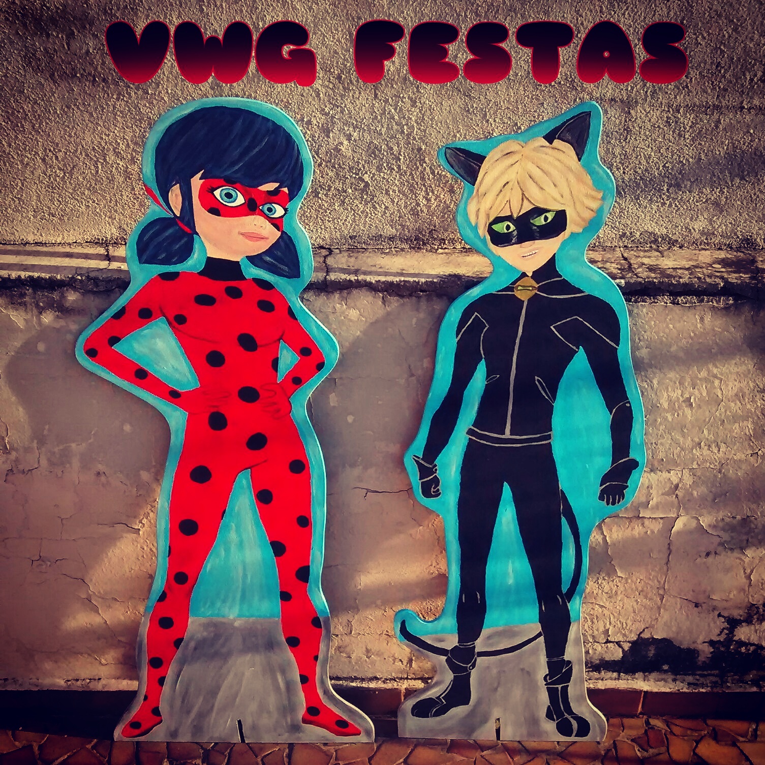 VWG FESTAS - Decoração para festas Infantis.: Tema Miraculous Ladybug e ...