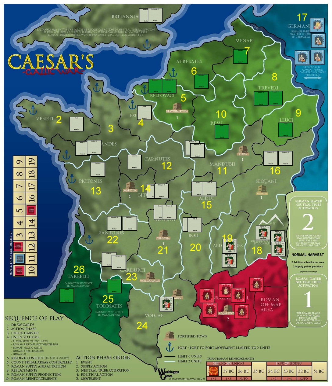 Heretical Gaming: The Gallic War: 58BC