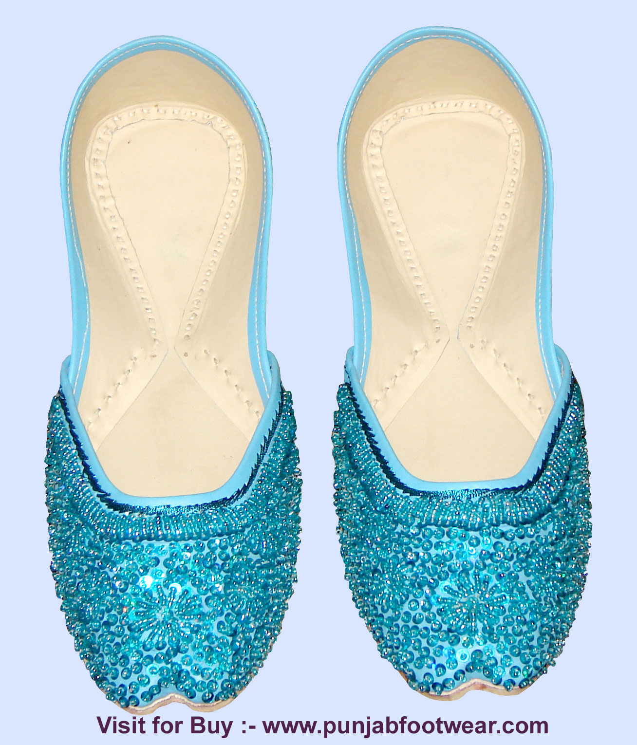 Women Beaded Shoes: Indian bridal shoes