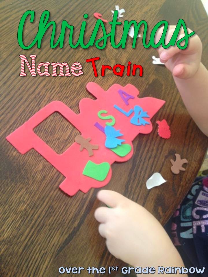 Over the 1st Grade Rainbow: Christmas Crafts!