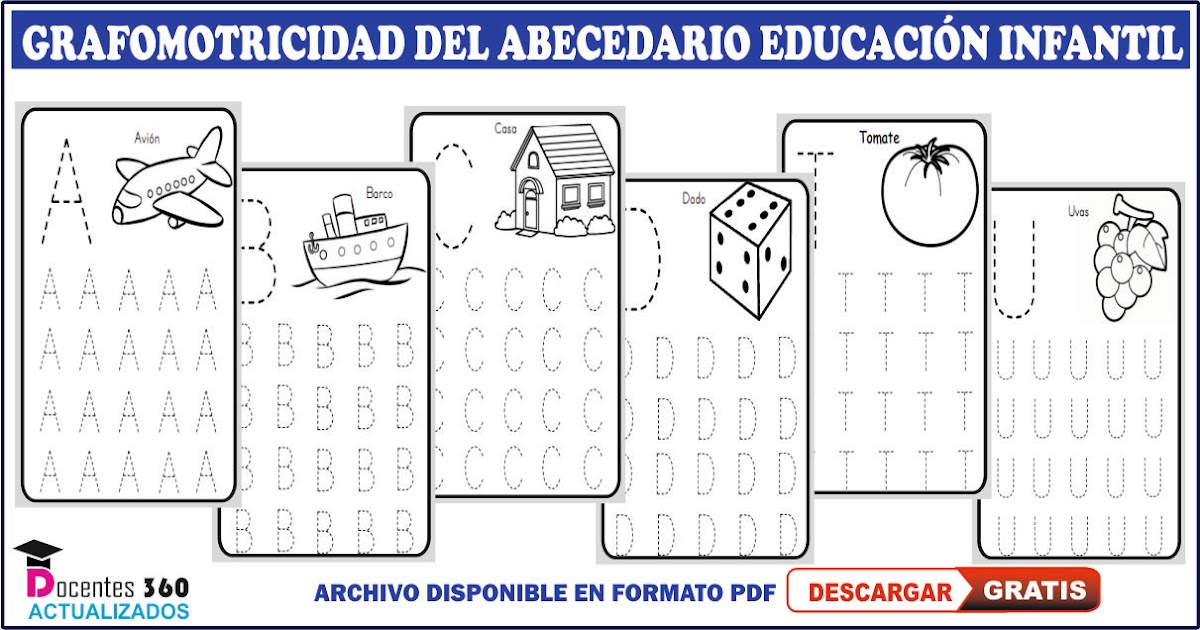 Grafomotricidad I Materiales Etucativos Gratis En Pdf