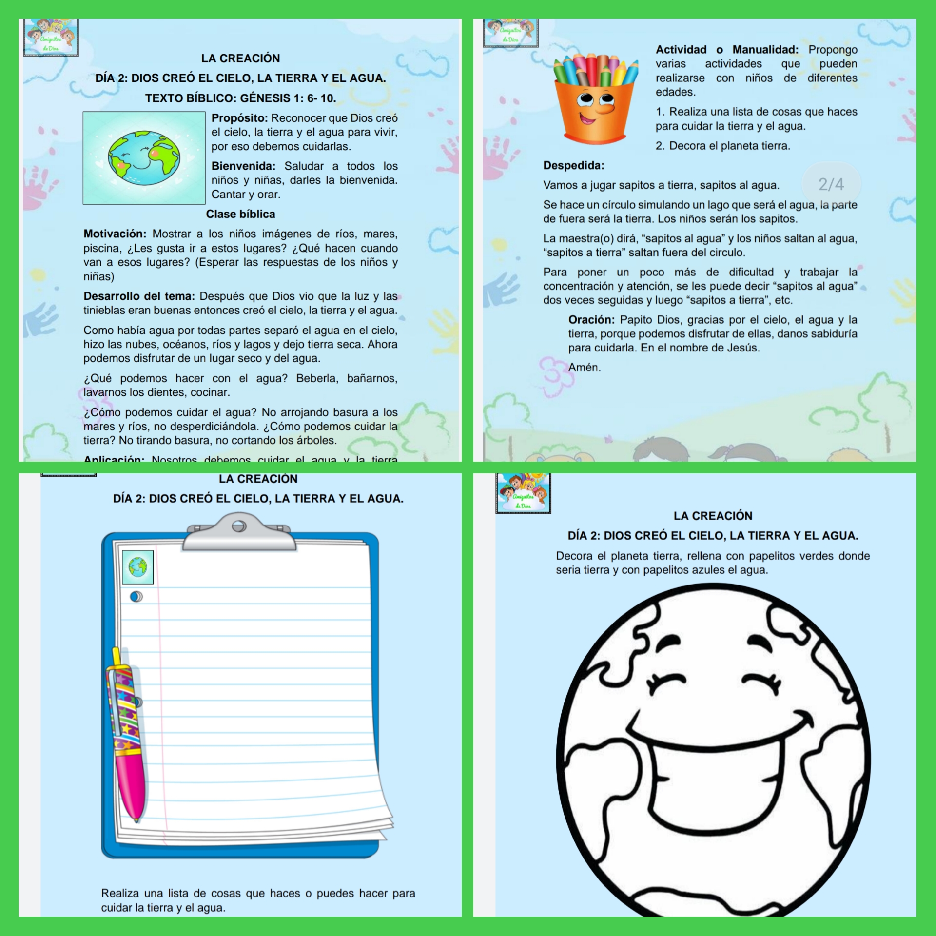 Clases bíblicas LA CREACIÓN completo