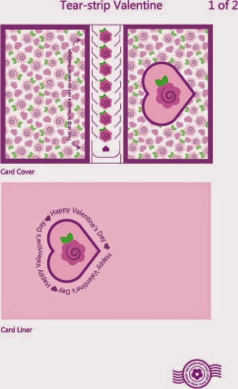 The Papercraft Post: Secret Message Valentine