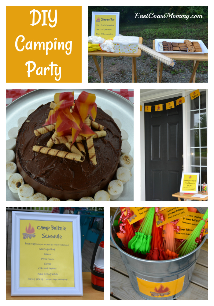East Coast Mommy: DIY Camping Party... on a budget