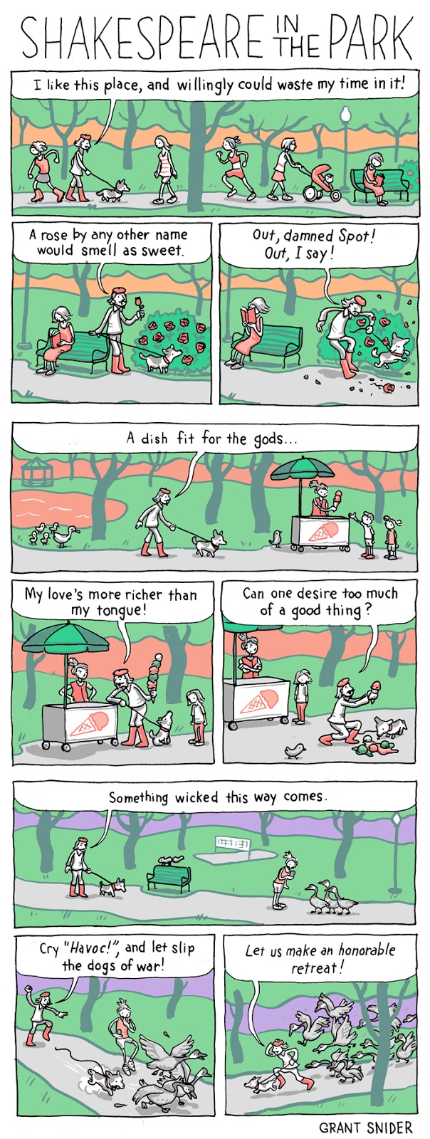 INCIDENTAL COMICS: Shakespeare in the Park